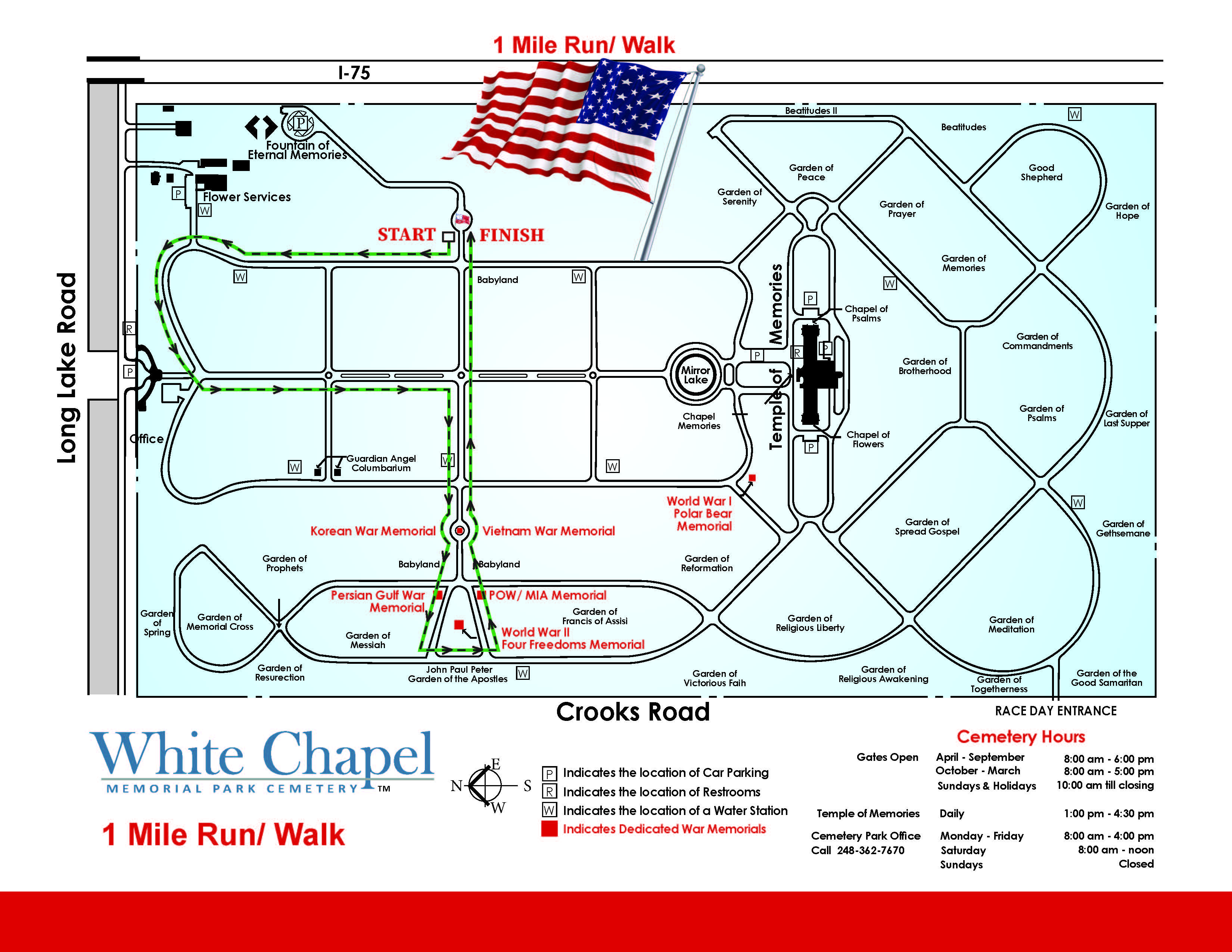 COURSE INFO – The Patriots Race
